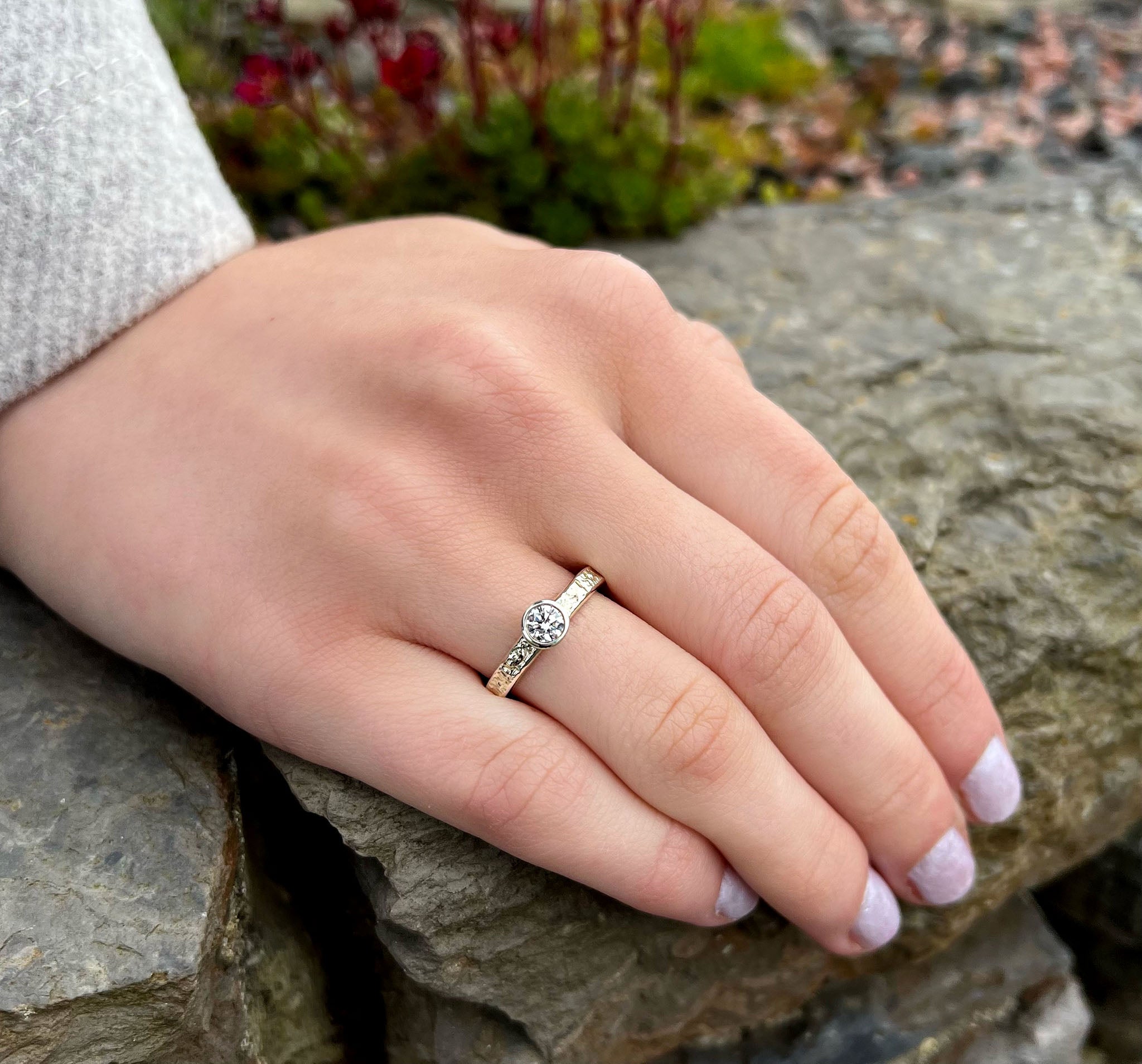 Matrix Diamond Ring Set in 9ct White Gold – Sheila Fleet Jewellery