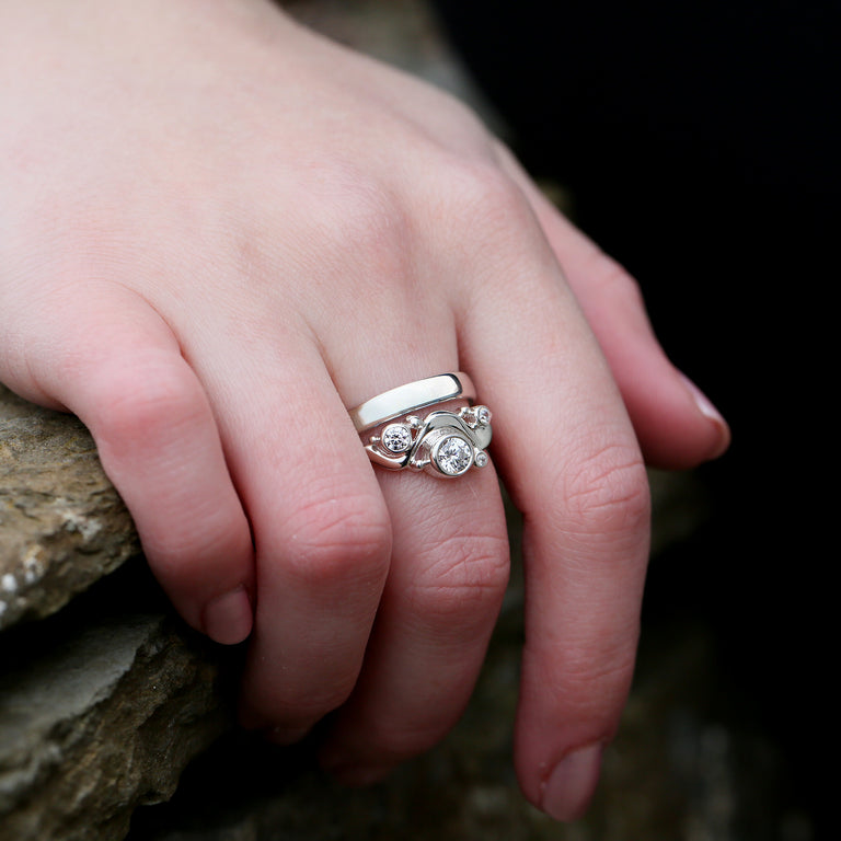 Cosmos Constellation Ring Set in Sterling Silver – Sheila Fleet Jewellery