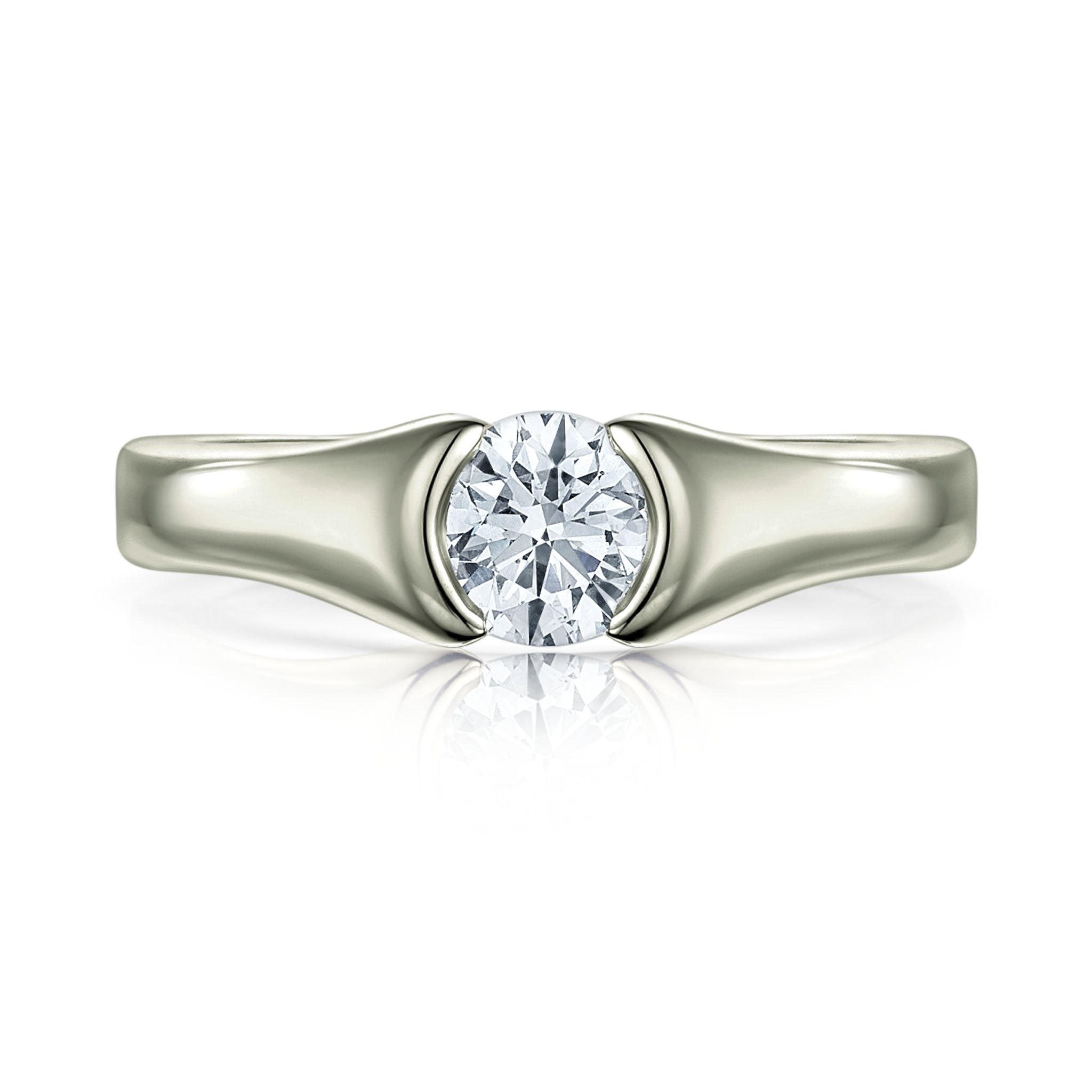 Venus 0.50ct Solitaire Diamond Ring in Platinum – Sheila Fleet Jewellery