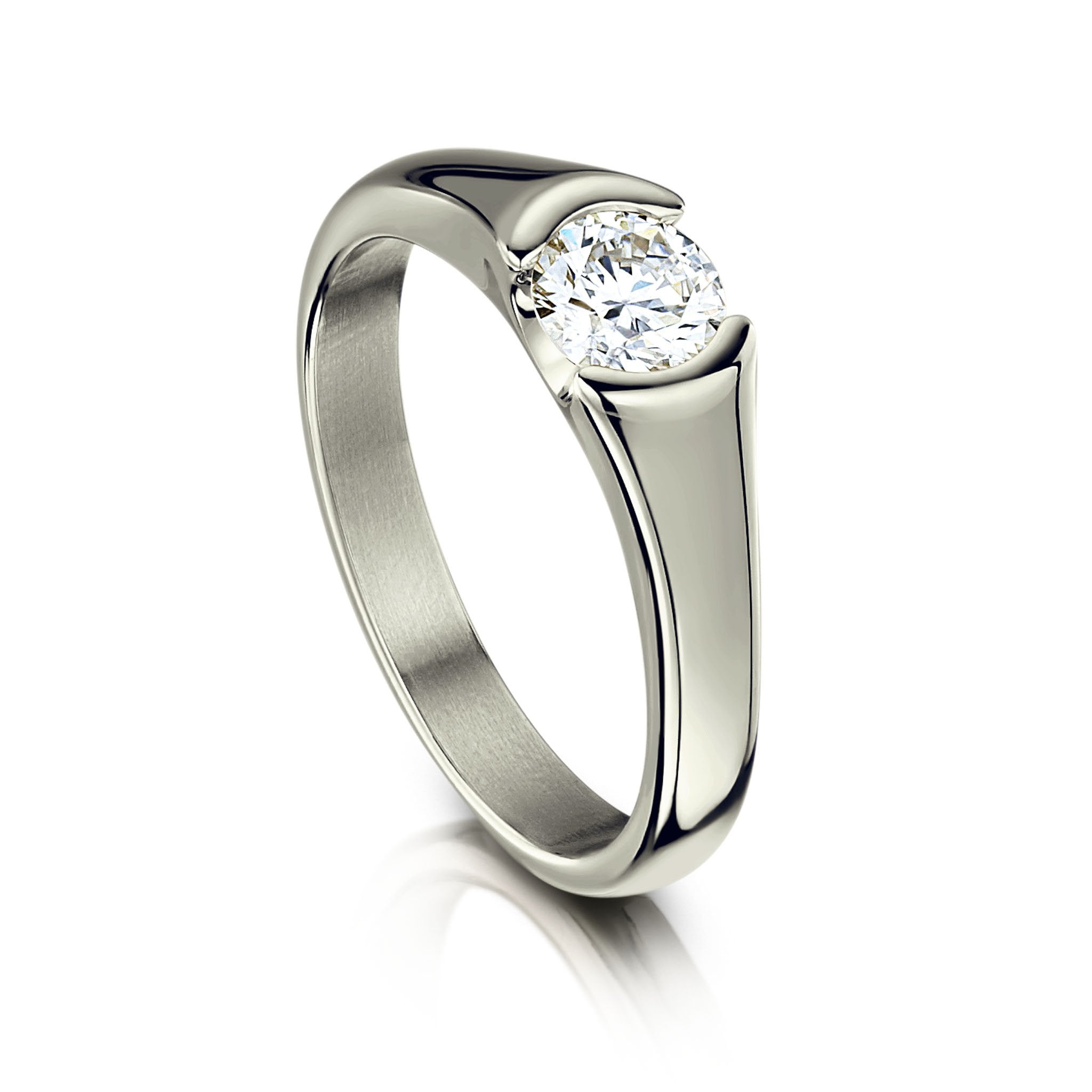 Venus 0.50ct Solitaire Diamond Ring in Platinum – Sheila Fleet Jewellery